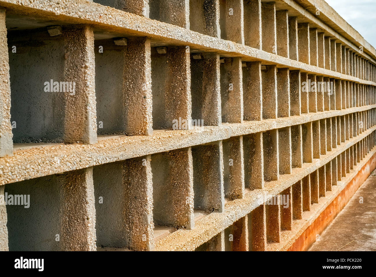 empty concrete boxes Stock Photo - Alamy