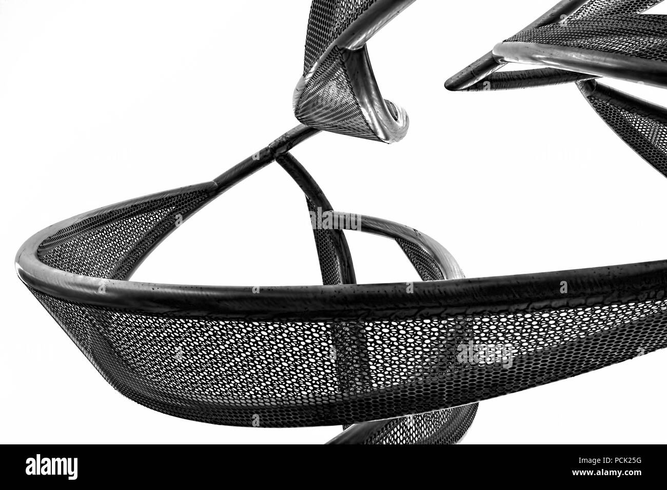 futuristic metal shape Stock Photo - Alamy