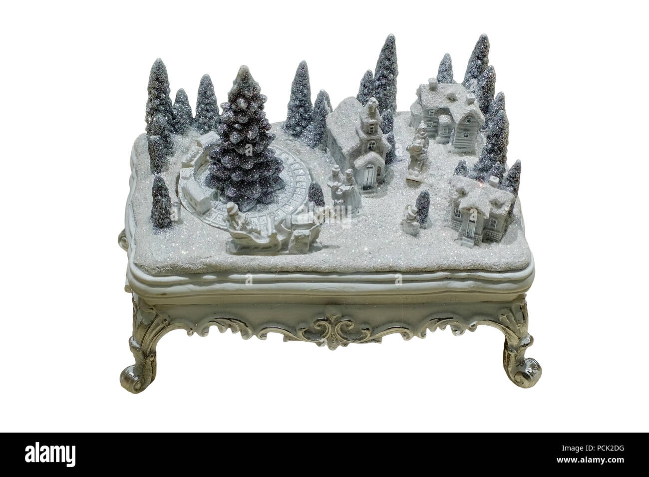 Toy christmas trees decor Cut Out Stock Images & Pictures - Alamy