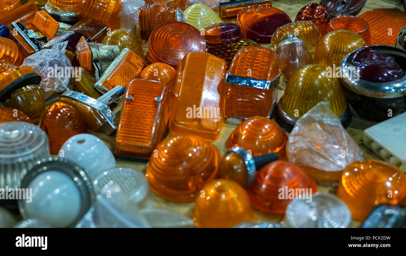 Motorcycle turn signal Stock Photo - Alamy
