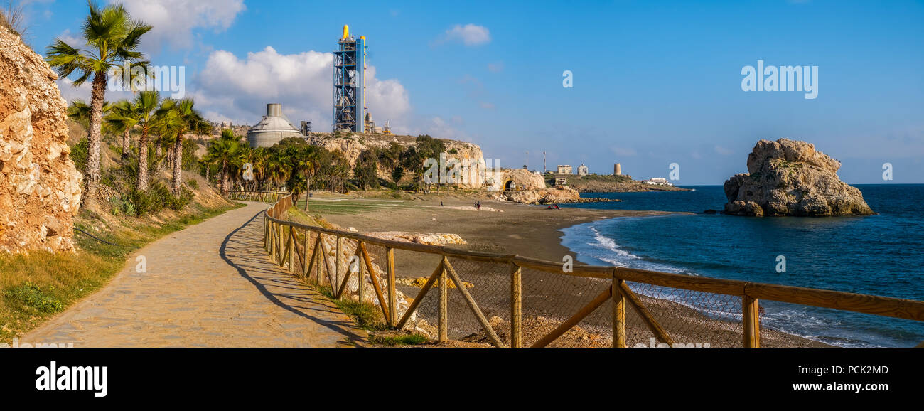 Penon del Cuervo. Costa del sol Stock Photo - Alamy