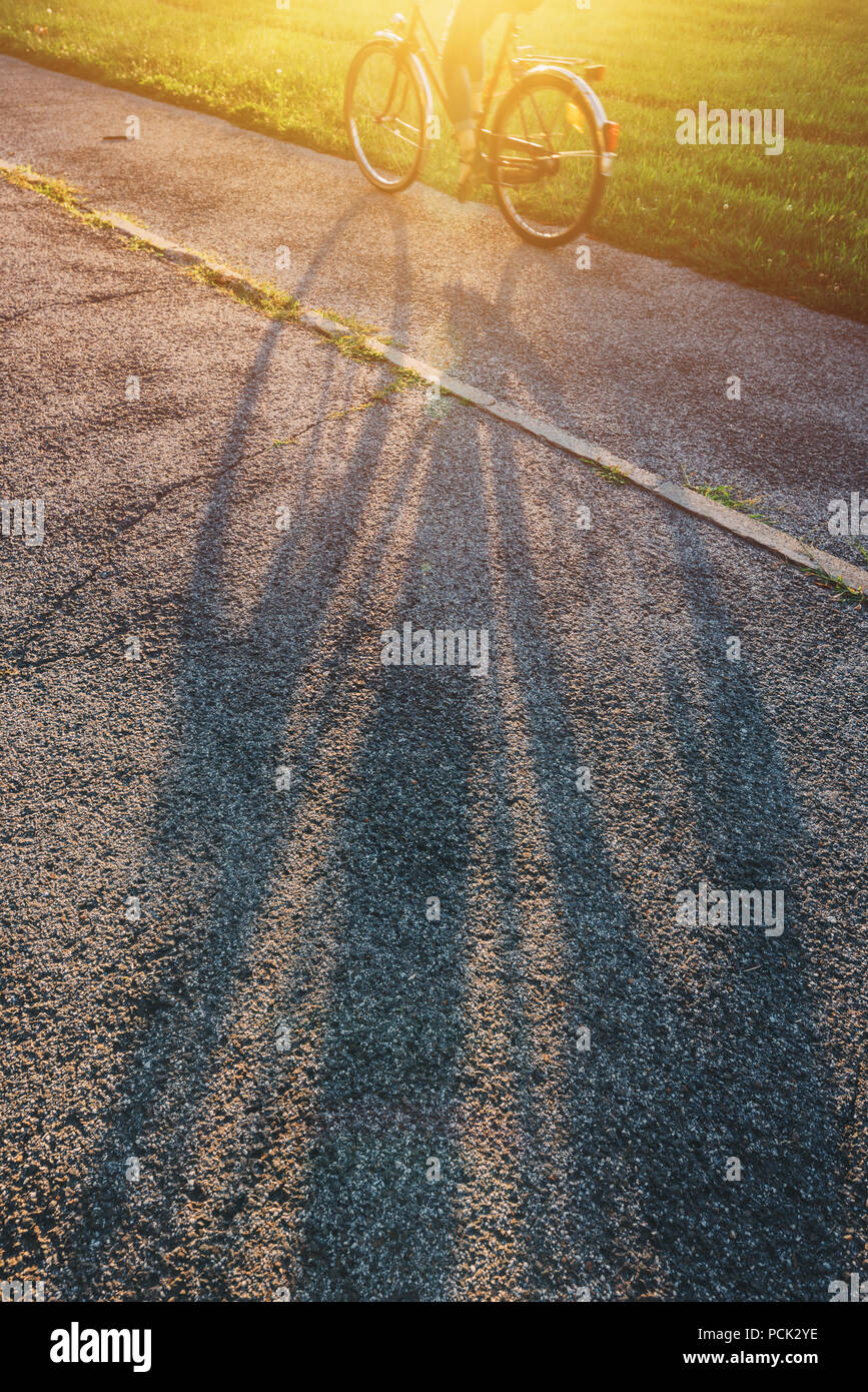 Woman shadow on street hi-res stock photography and images - Alamy