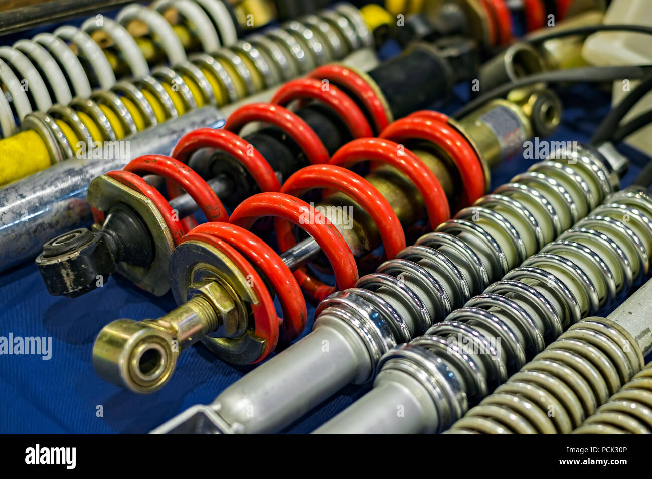 Motorbike shock absorbers hi-res stock photography and images - Alamy