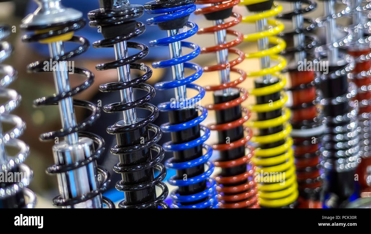 Motorbike shock absorbers hi-res stock photography and images - Alamy