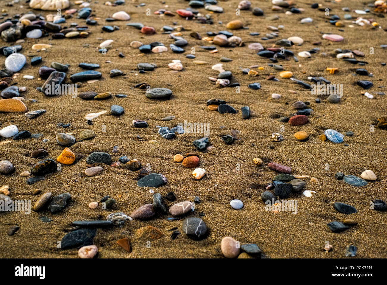Stones on the beach Stock Photo - Alamy