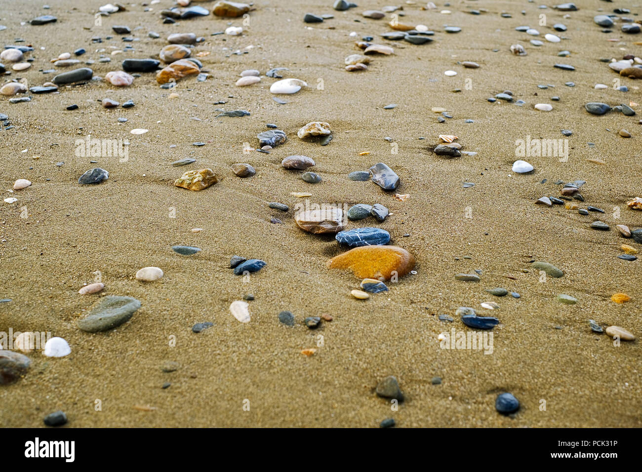 Stones on the beach Stock Photo - Alamy