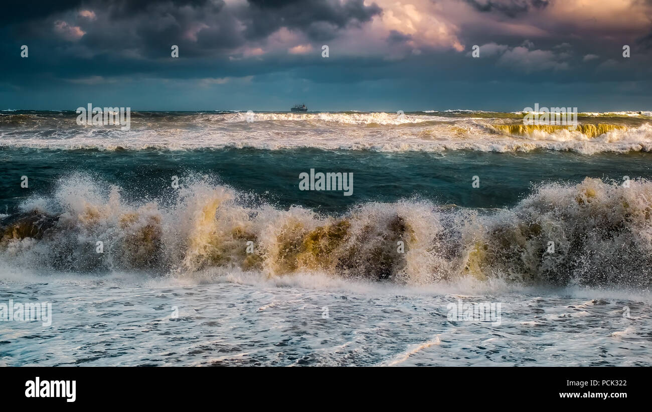 storm at sea Stock Photo - Alamy