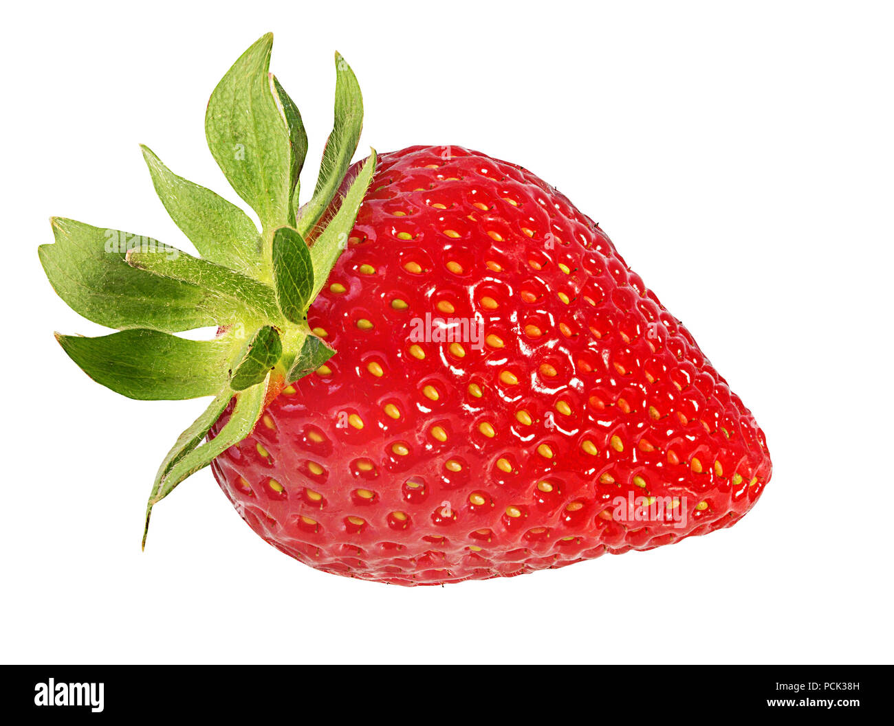 Strawberry isolated on white background Stock Photo - Alamy
