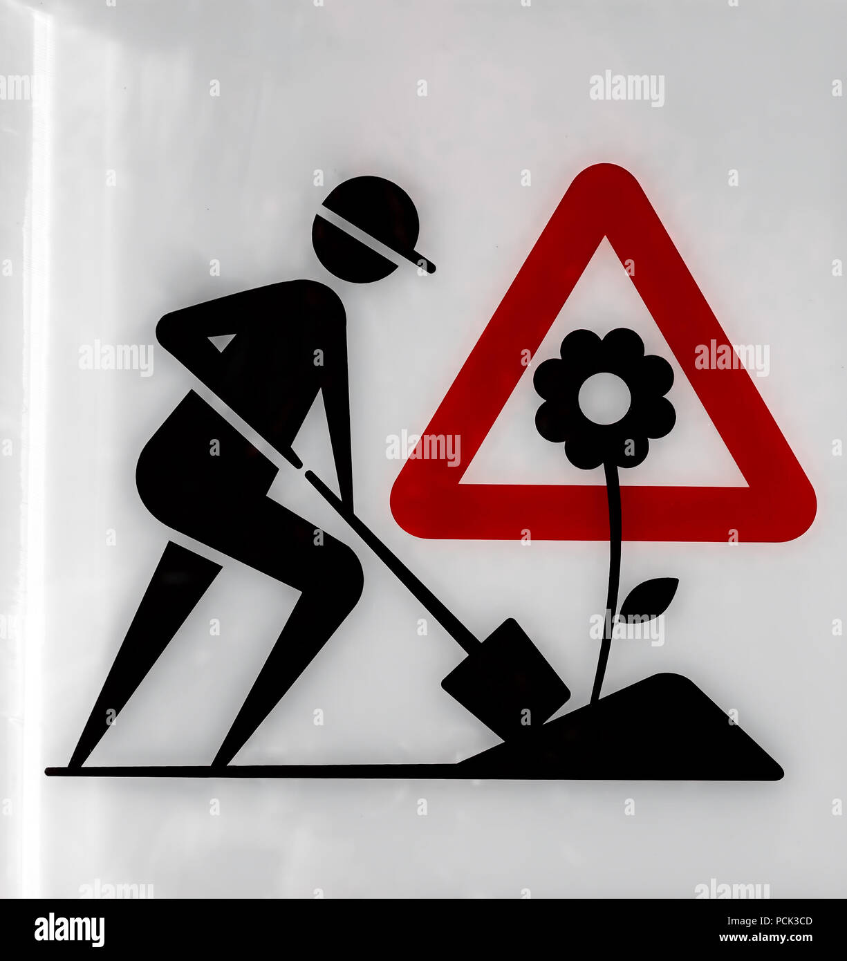 Work Area Caution Sign Stock Photos & Work Area Caution Sign Stock ...