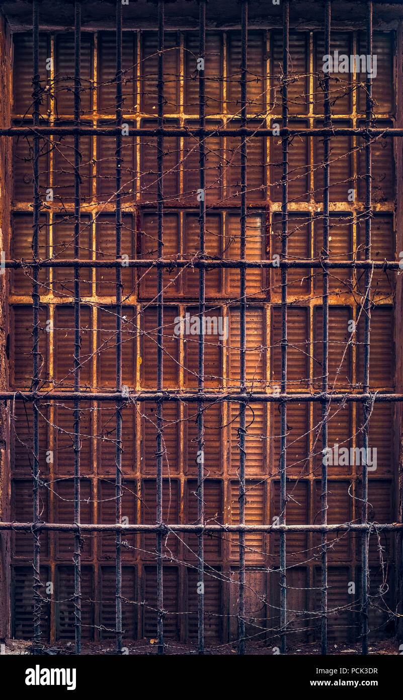 window with bars Stock Photo - Alamy