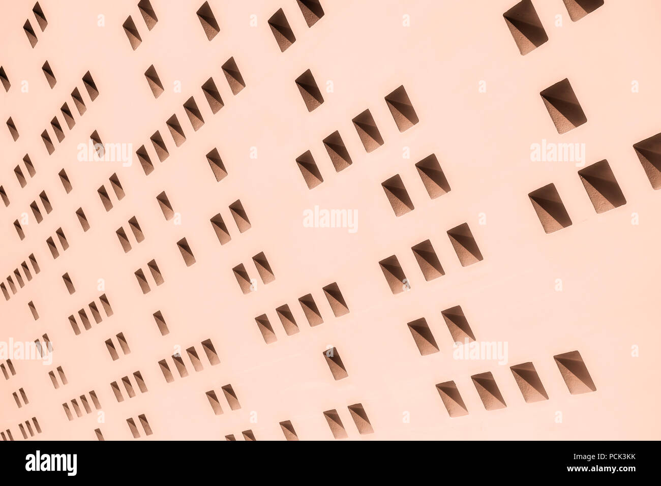 Abstract shape on wall Stock Photo - Alamy