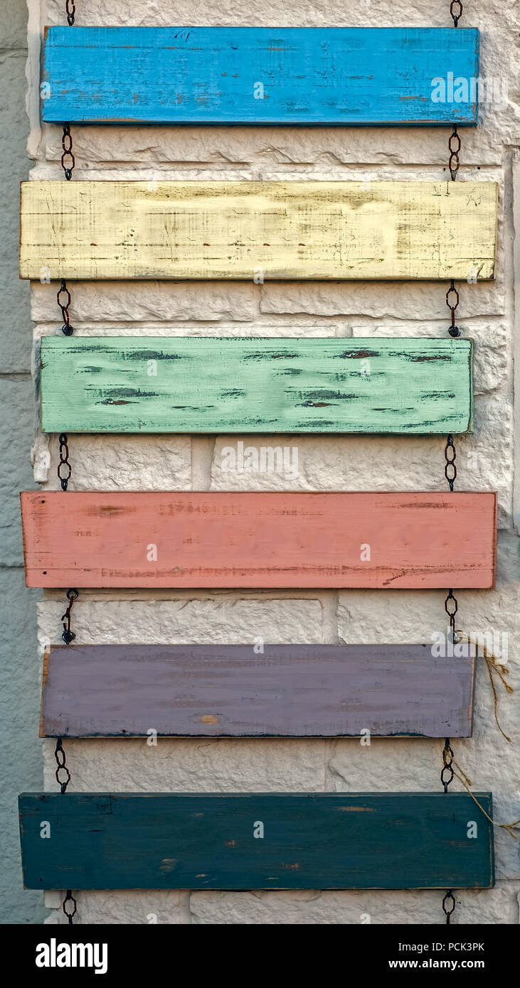 Sign hanging on chains hi-res stock photography and images - Alamy