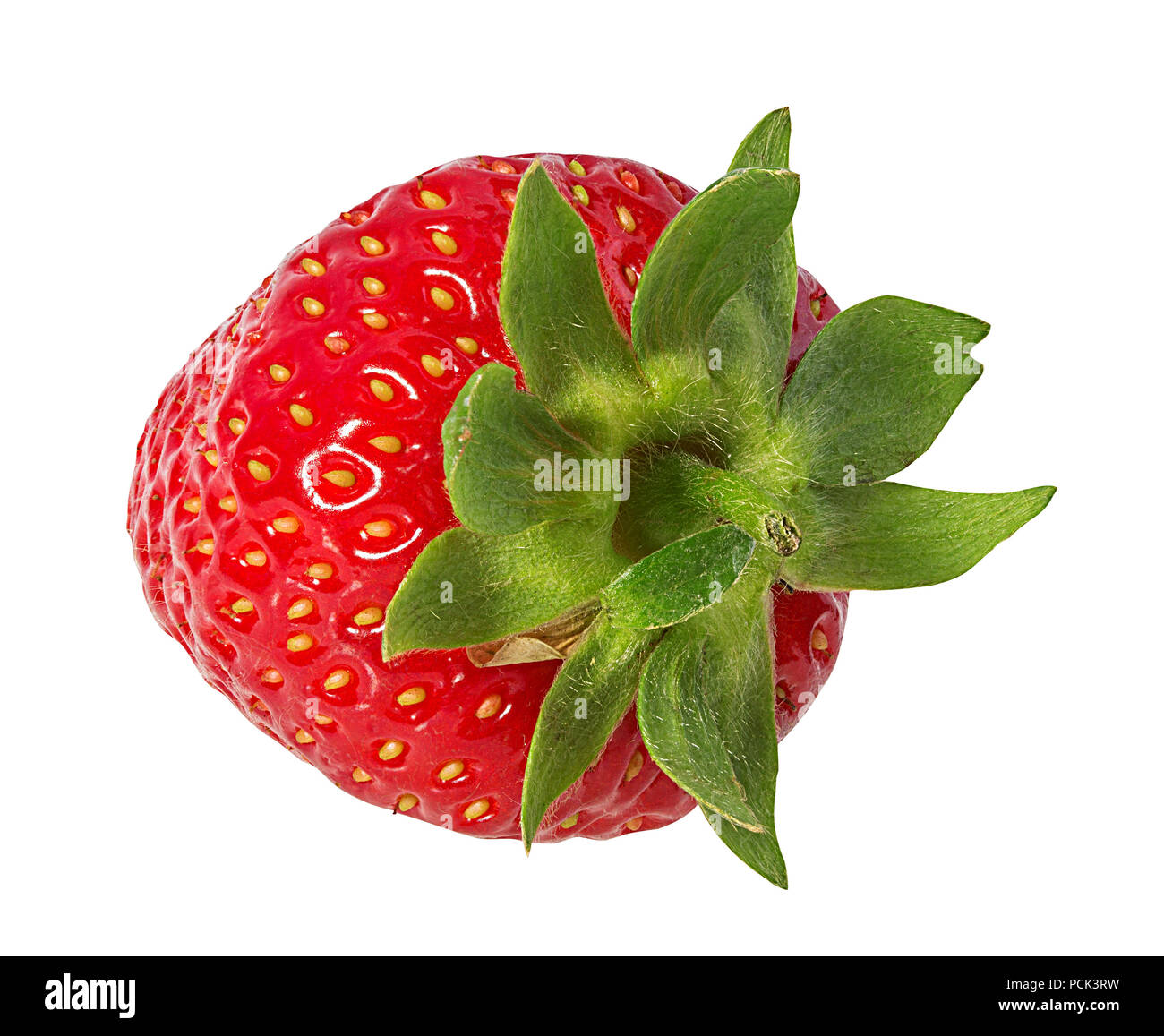 Strawberry isolated on white background Stock Photo - Alamy