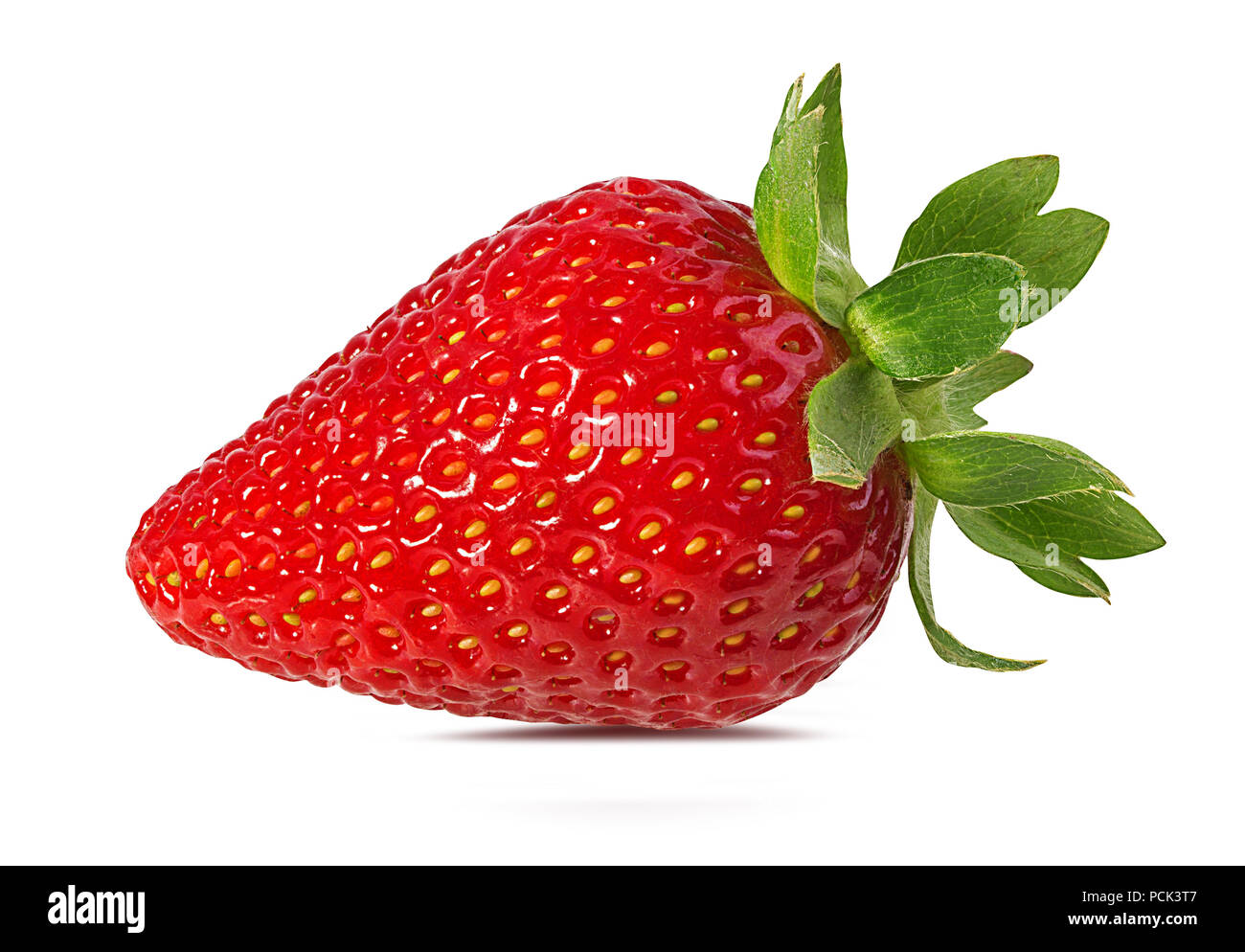 Strawberry isolated on white background Stock Photo - Alamy