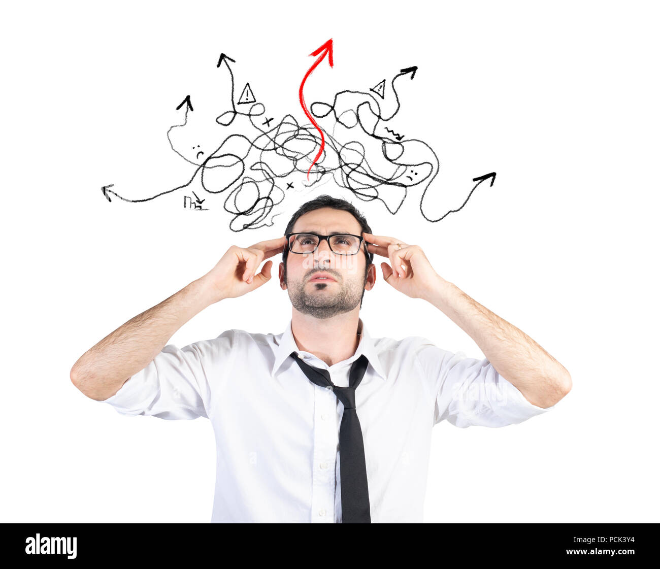 Businessman and strategy hi-res stock photography and images - Alamy