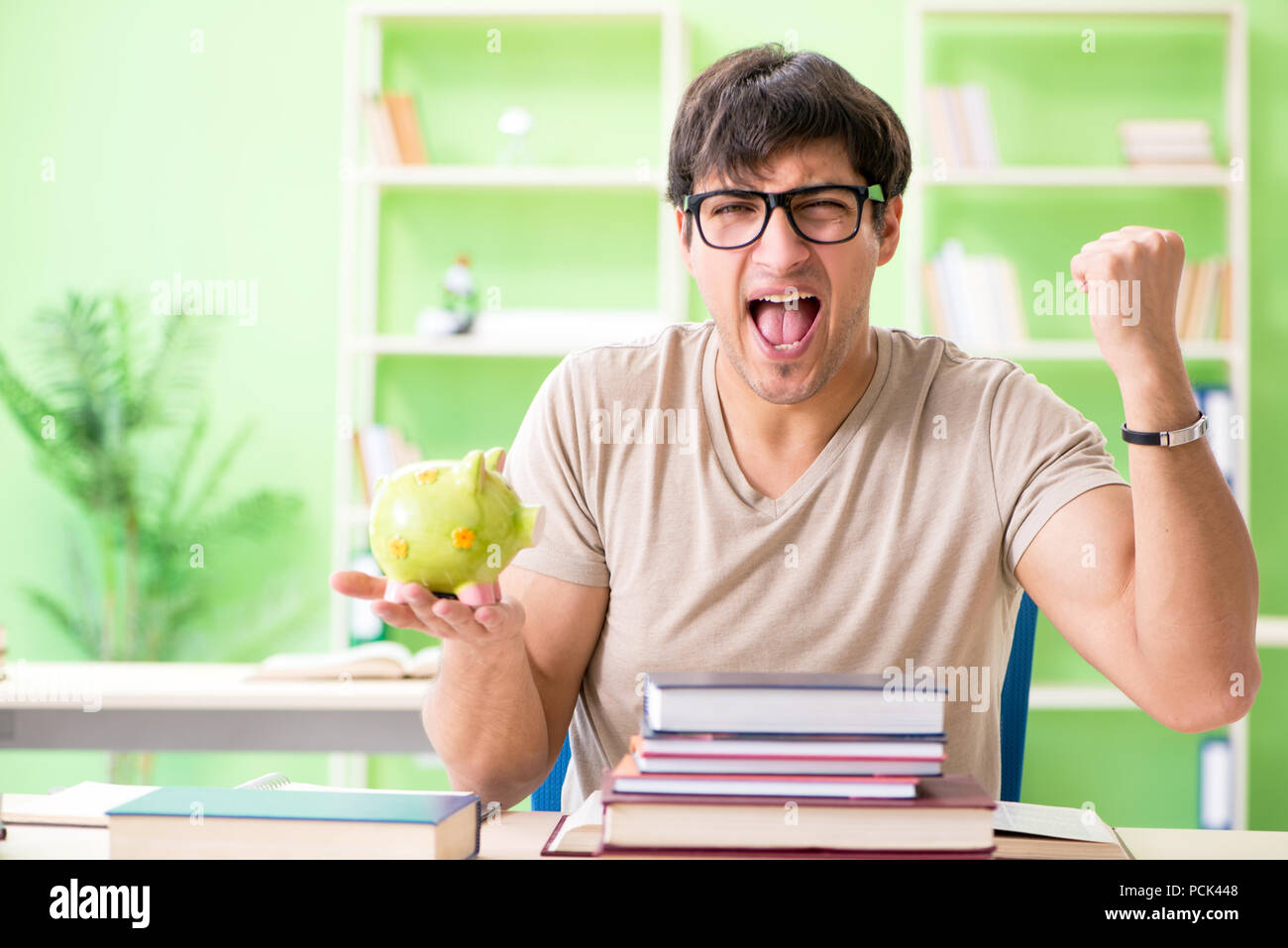 Excited student tuition class hi-res stock photography and images - Alamy