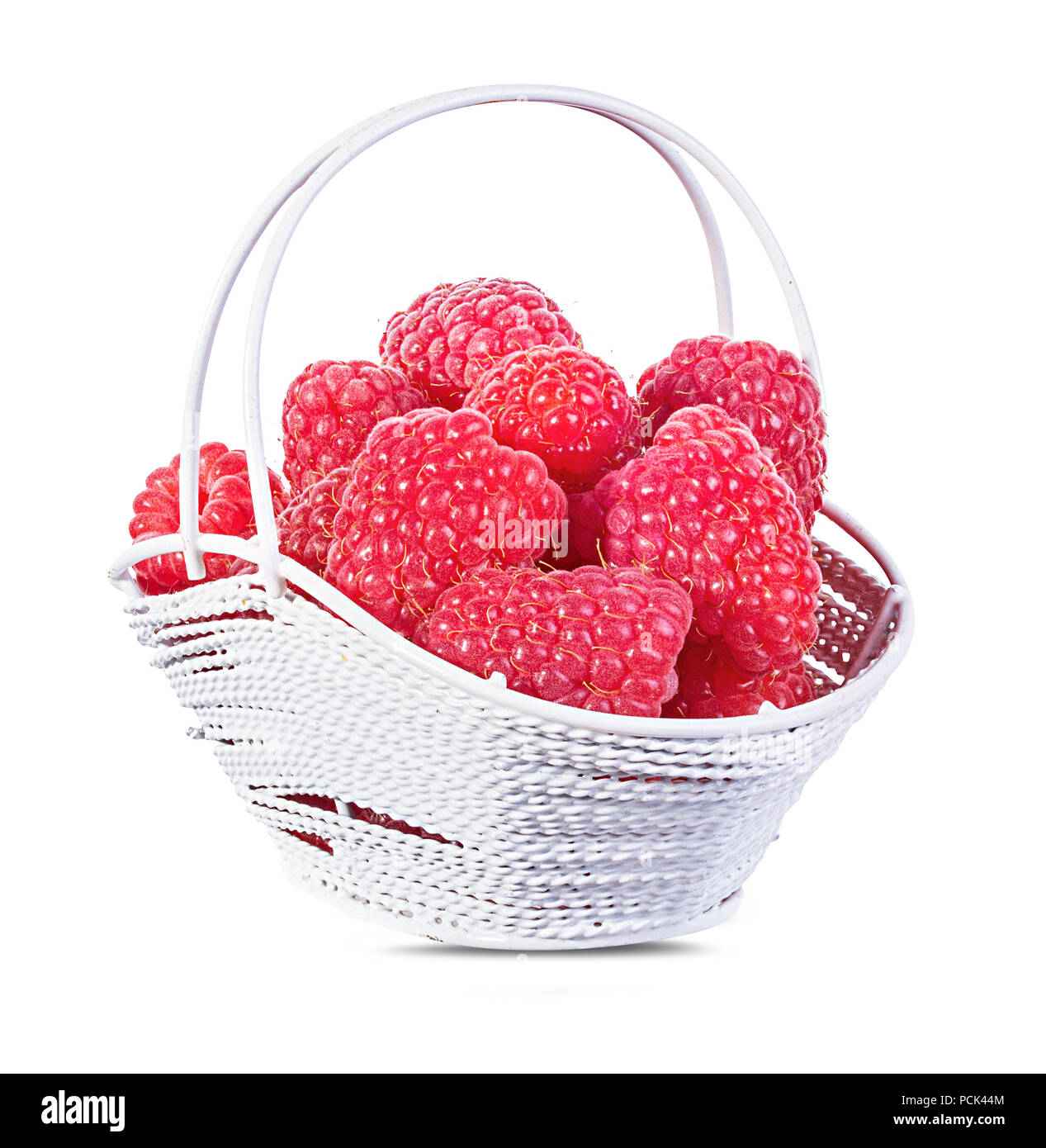 Raspberry isolated on white background Stock Photo - Alamy