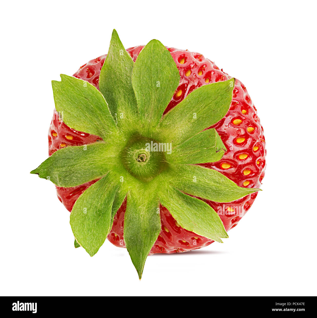 Strawberry isolated on white background Stock Photo - Alamy