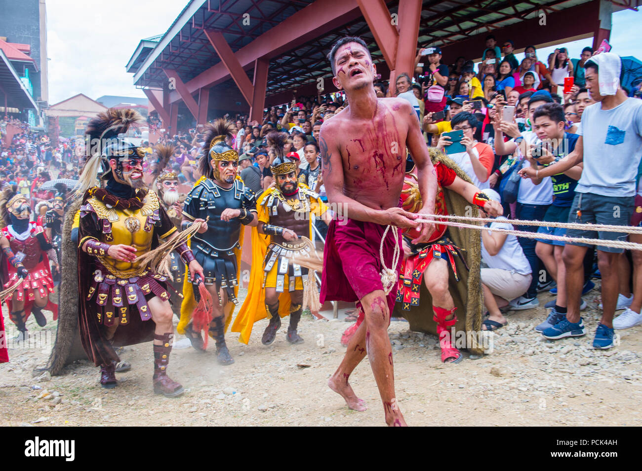 BOAC , PHILIPPINES - MARCH 30 : Participants in the Moriones festival ...