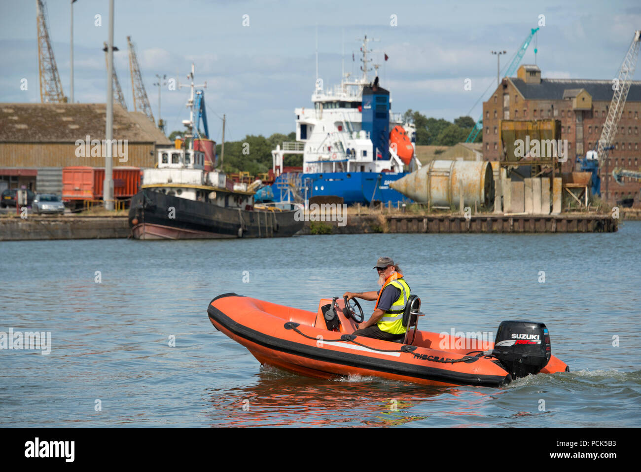 Sharpness Docks,Gloucestershire,UK on the Gloucester to Sharpness Canal ...