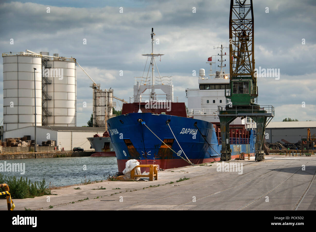 Sharpness Docks,Gloucestershire,UK on the Gloucester to Sharpness Canal ...