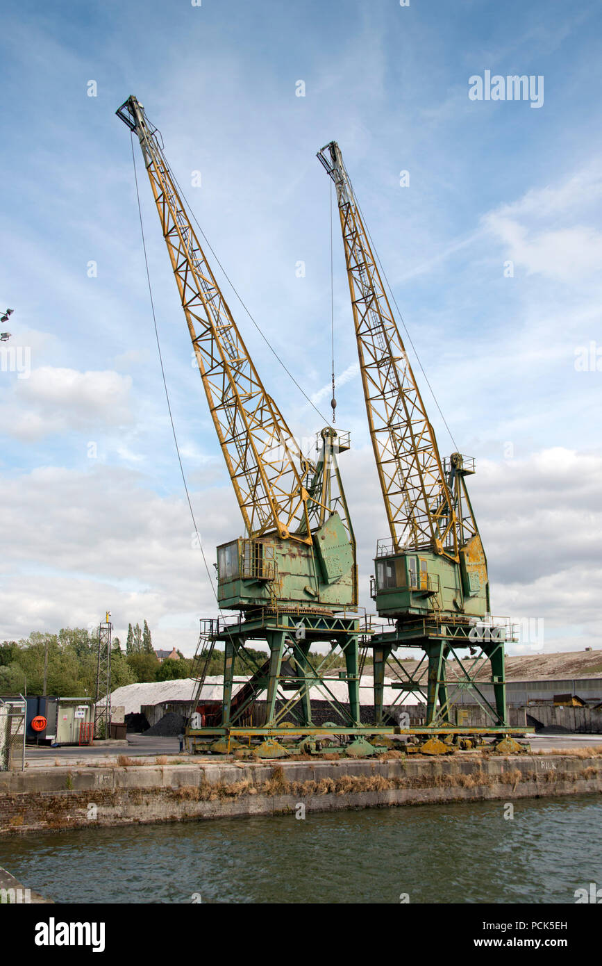 Sharpness Docks,Gloucestershire,UK on the Gloucester to Sharpness Canal ...