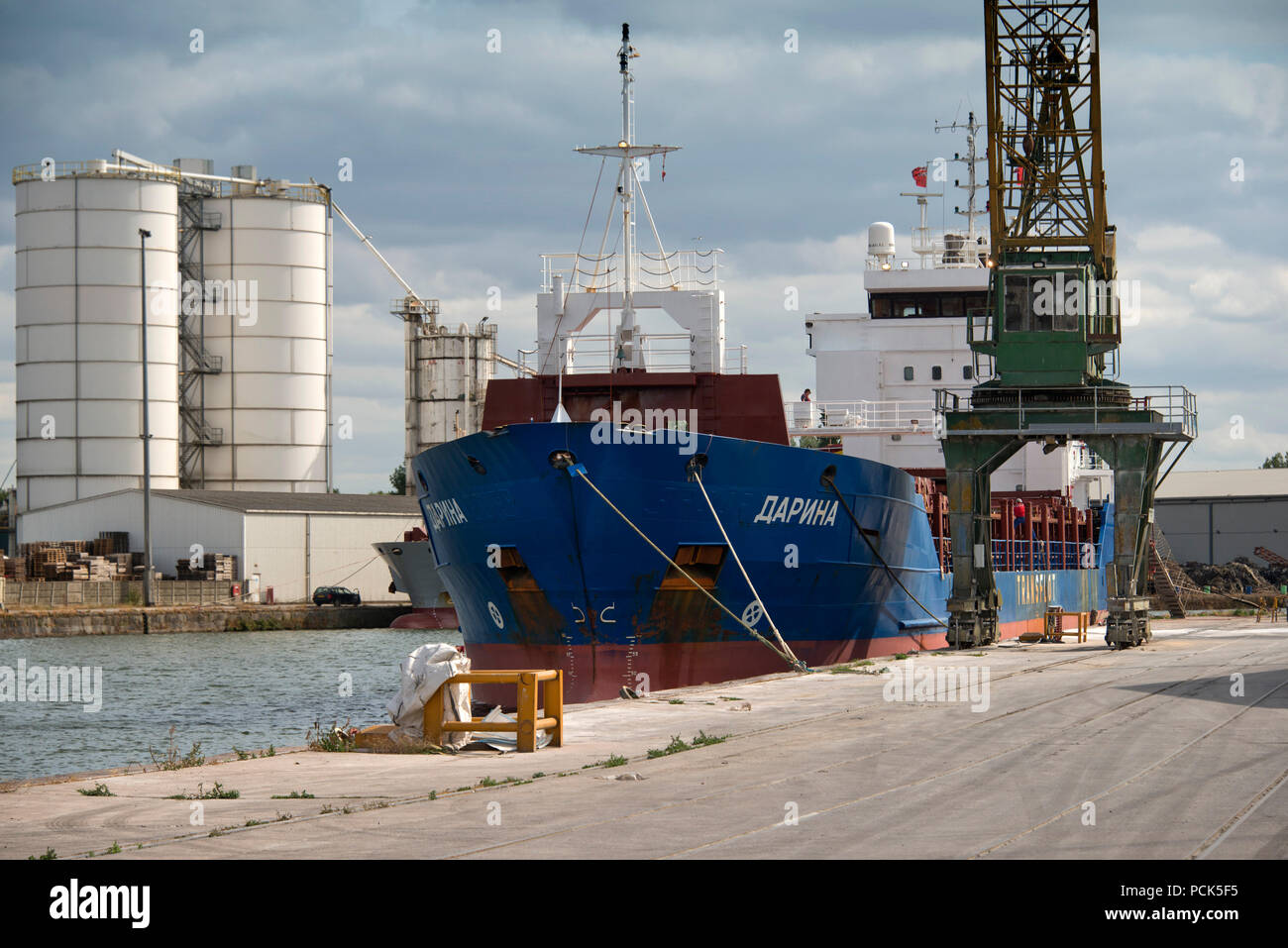Sharpness Docks,Gloucestershire,UK on the Gloucester to Sharpness Canal ...