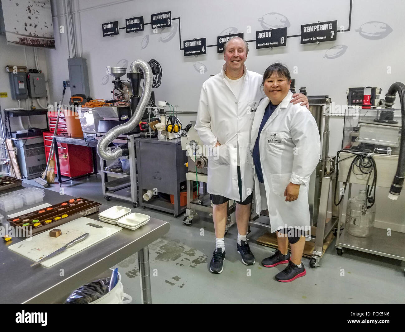 Dominique and Cindy Duby, owners of Wild Sweets in Richmond, BC, Canada ...