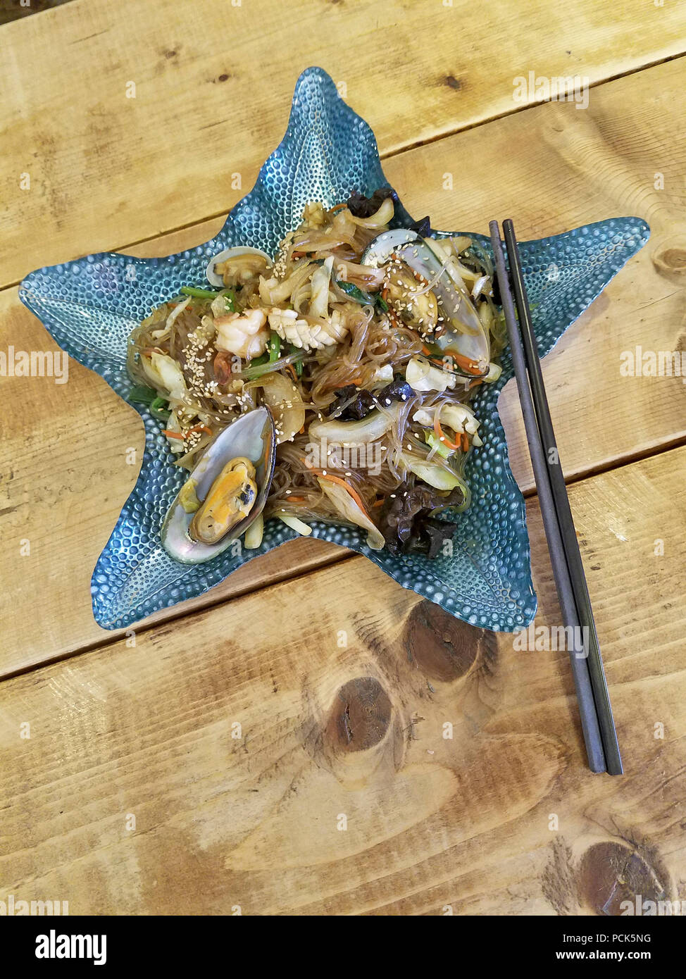 Korean food as art, arranged with beautiful flair at Samsoonie, Korean ...