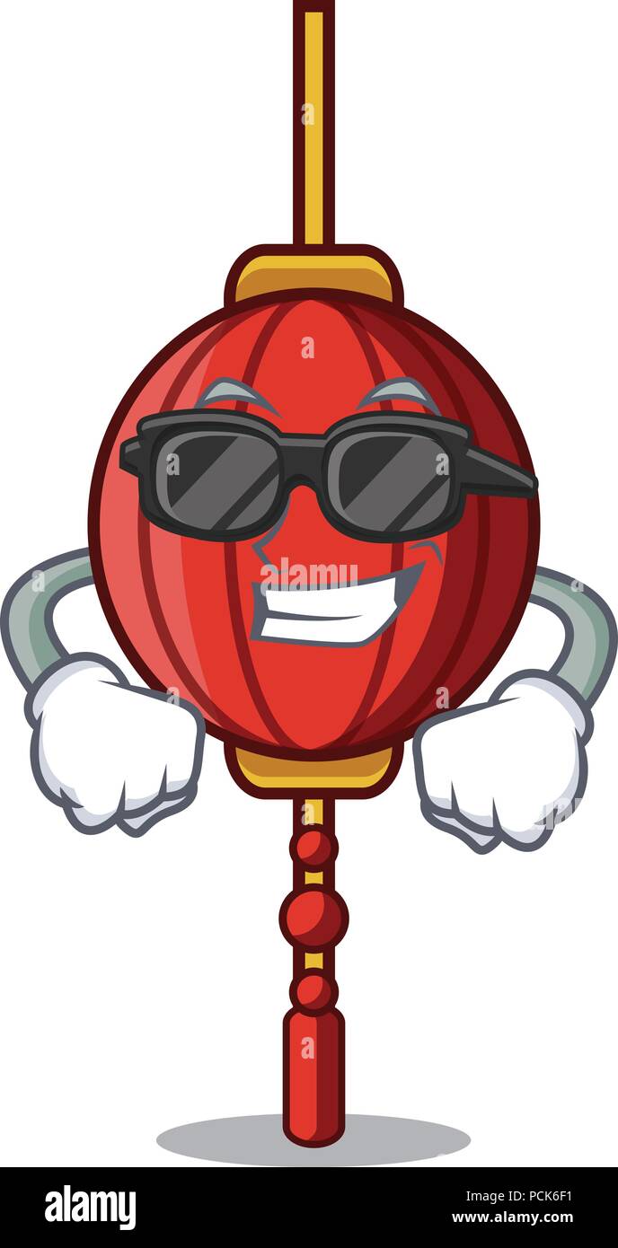 Super cool chinese lantern character cartoon Stock Vector Image & Art ...
