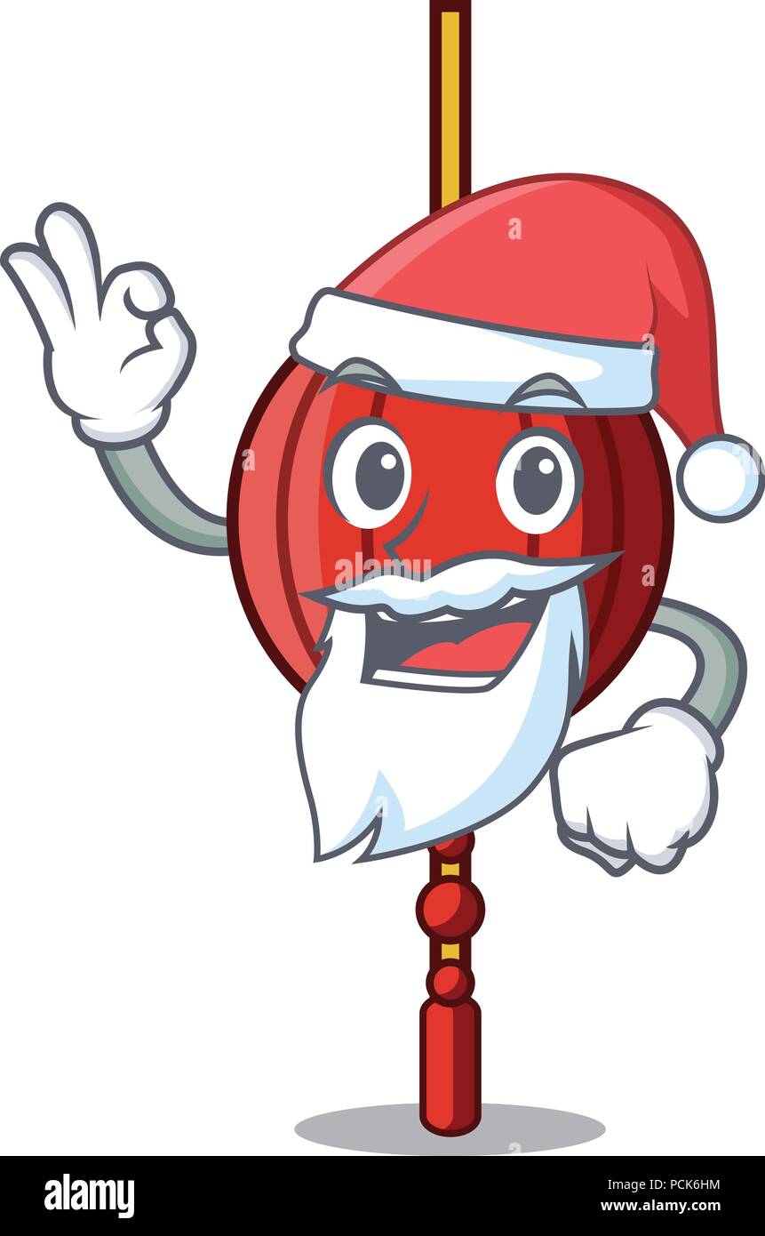 Santa lantern ornament Stock Vector Images - Alamy