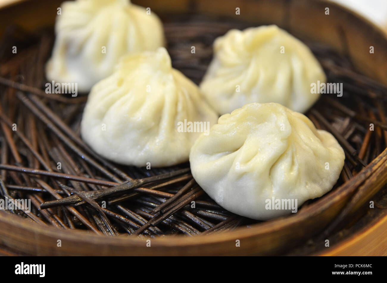 Traditional soup dumpling Xiao Long Bao is a popular Shanghai Chinese ...