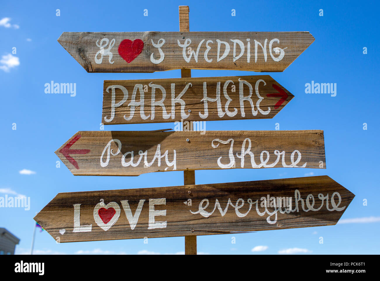Hand painted signs hi-res stock photography and images - Alamy
