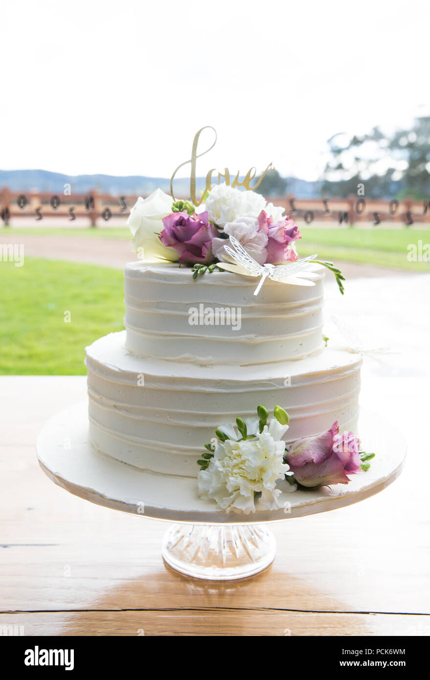 Wedding cake, Australia Stock Photo - Alamy