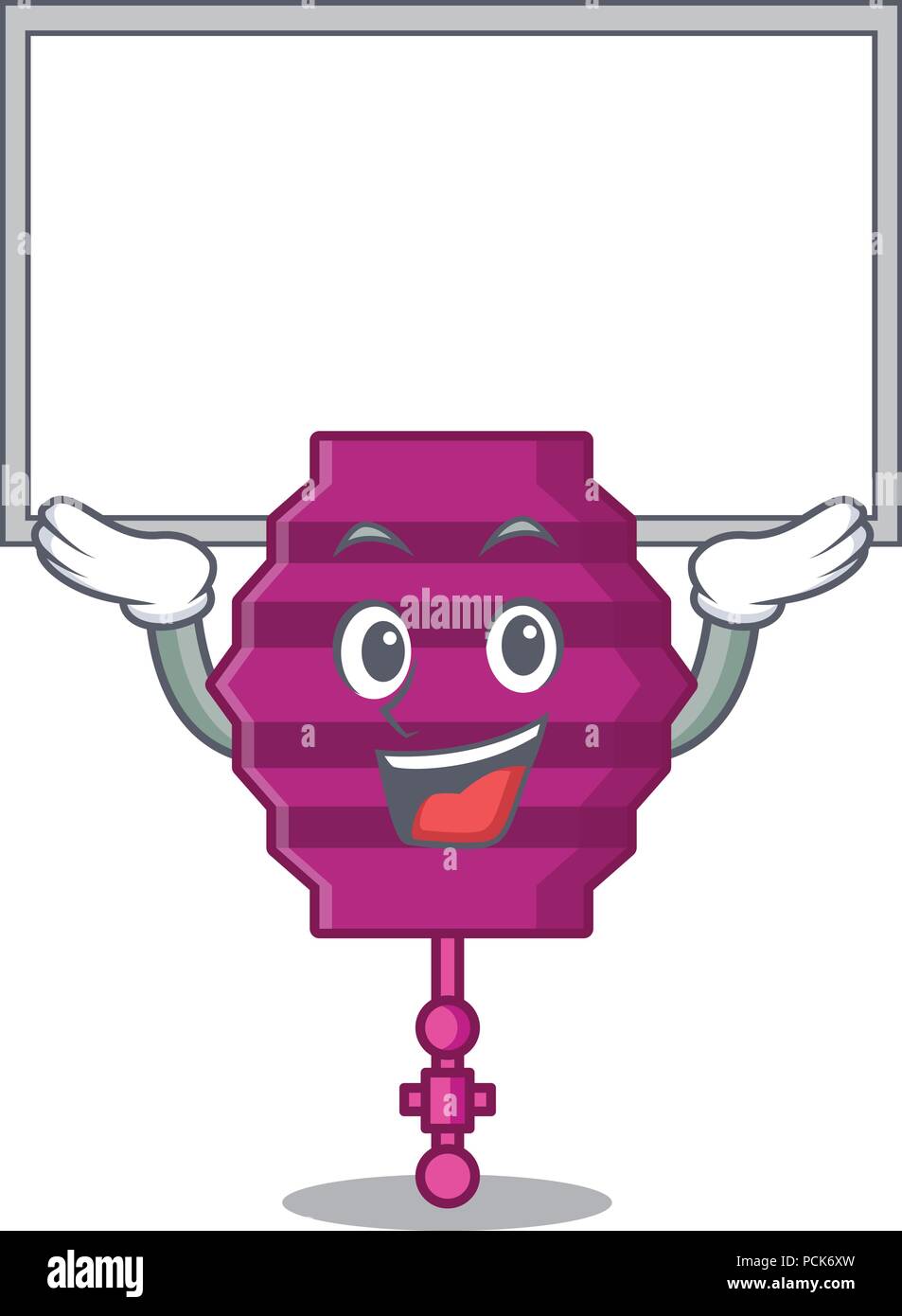 Up board paper lantern character cartoon Stock Vector Image & Art - Alamy