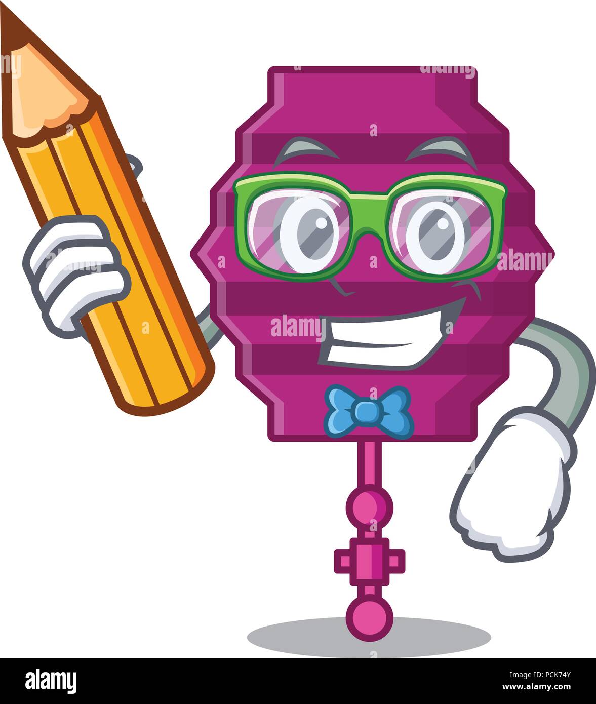 Student paper lantern character cartoon Stock Vector Image & Art - Alamy