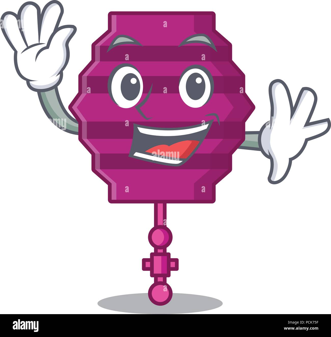 Waving chinese lantern character hi-res stock photography and images ...