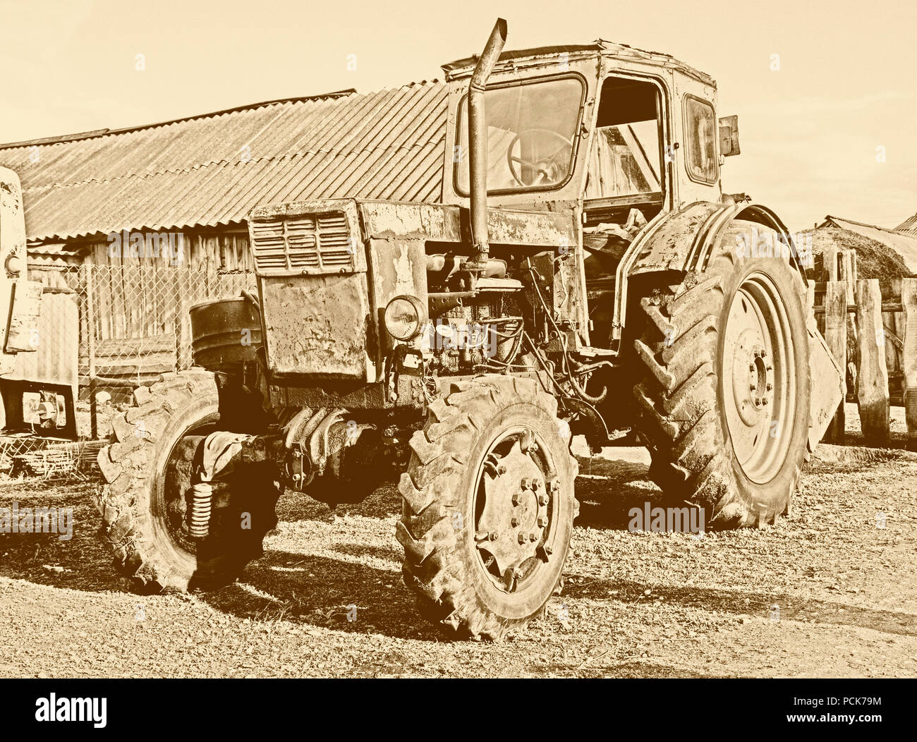 Broken Tractor High Resolution Stock Photography and Images - Alamy