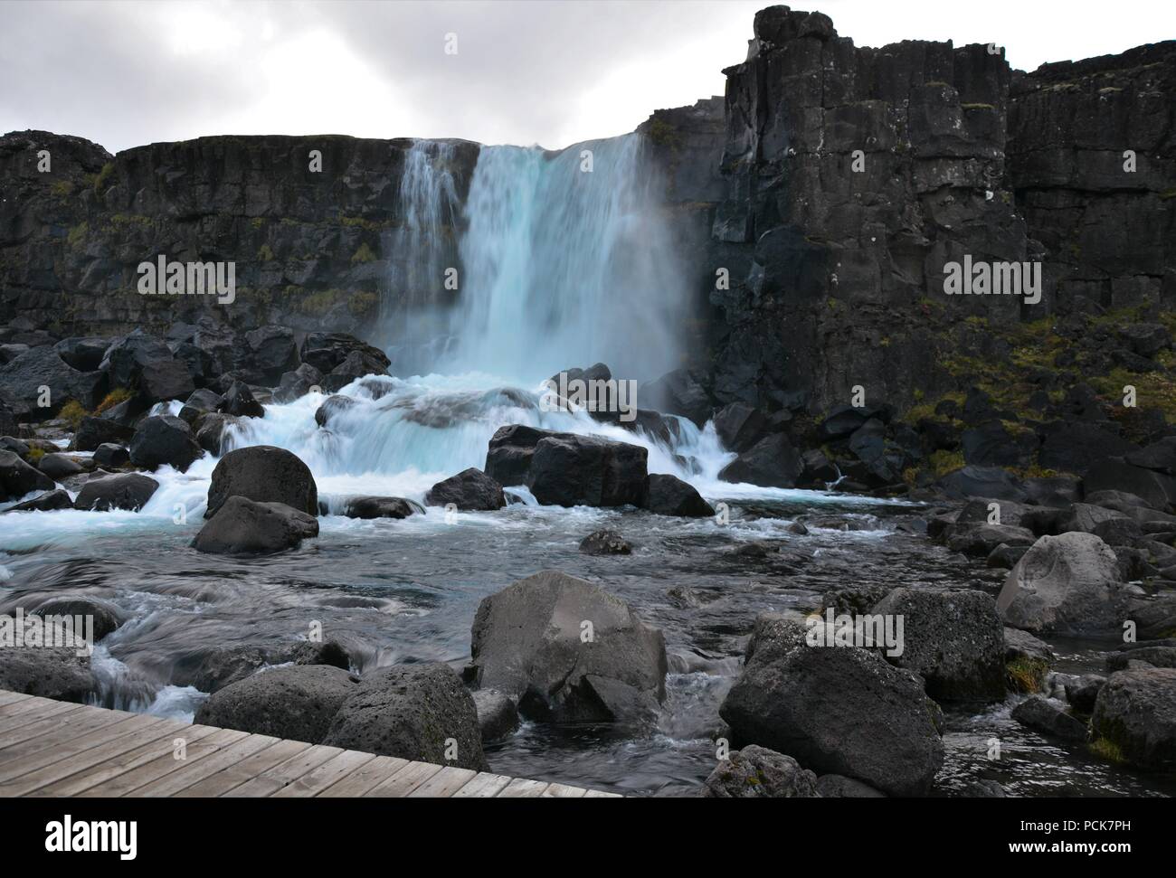 Oxararfoss river hi-res stock photography and images - Alamy