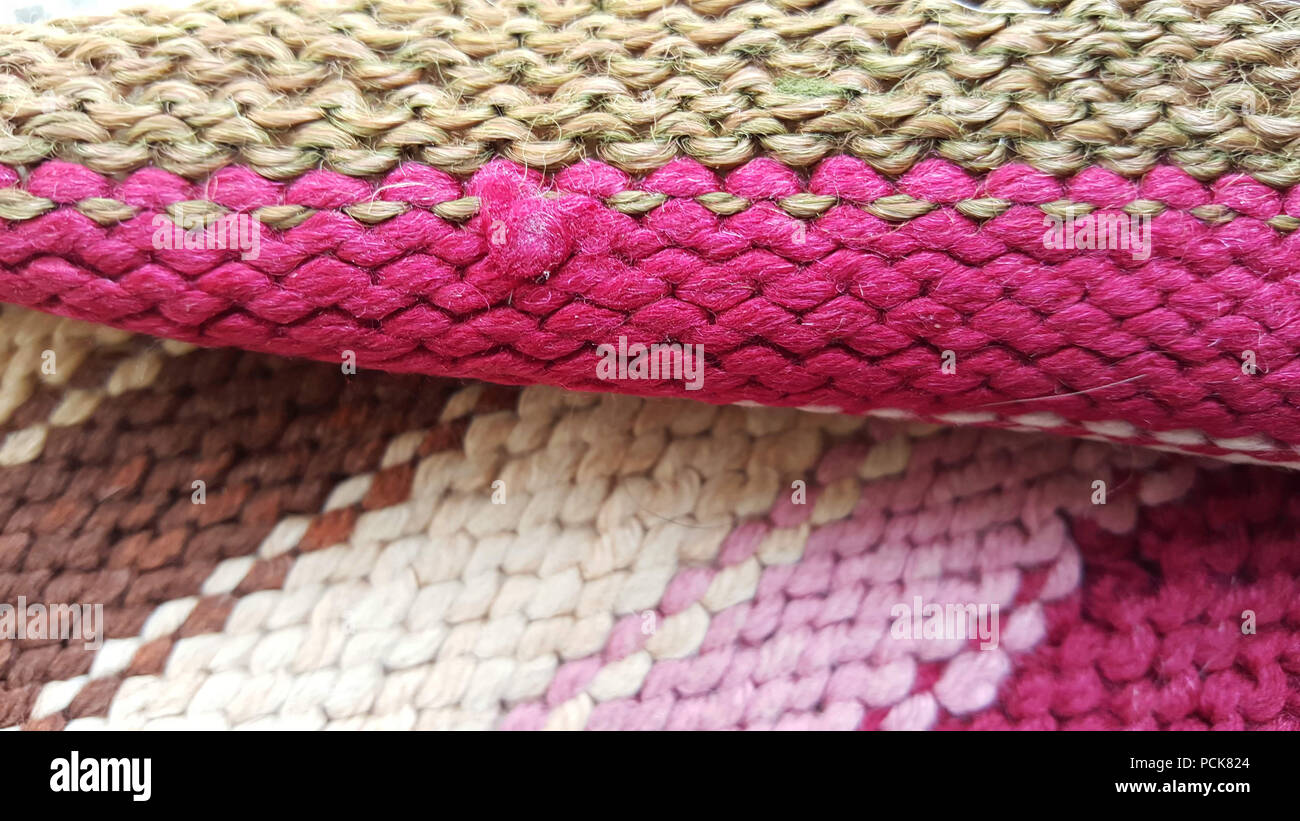 colorful woven fabric, texture of a tekstile, image of a Stock Photo ...
