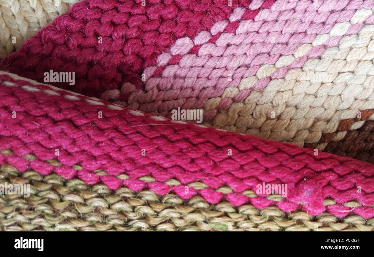colorful woven fabric, texture of a tekstile, image of a Stock Photo ...