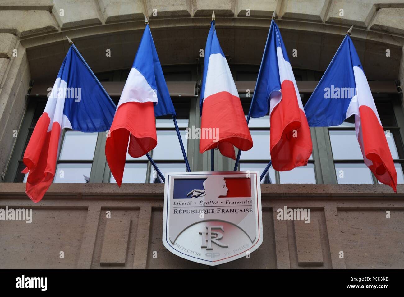 Historic prefecture flag hi-res stock photography and images - Alamy