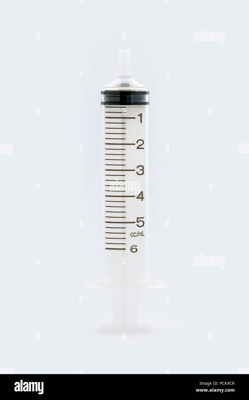 Studio shot of blank syringe isolated on white background Stock Photo ...