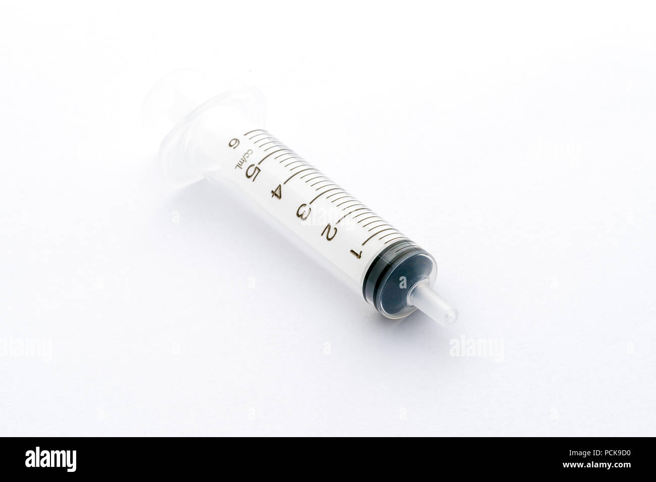 Studio shot of blank syringe isolated on white background Stock Photo ...