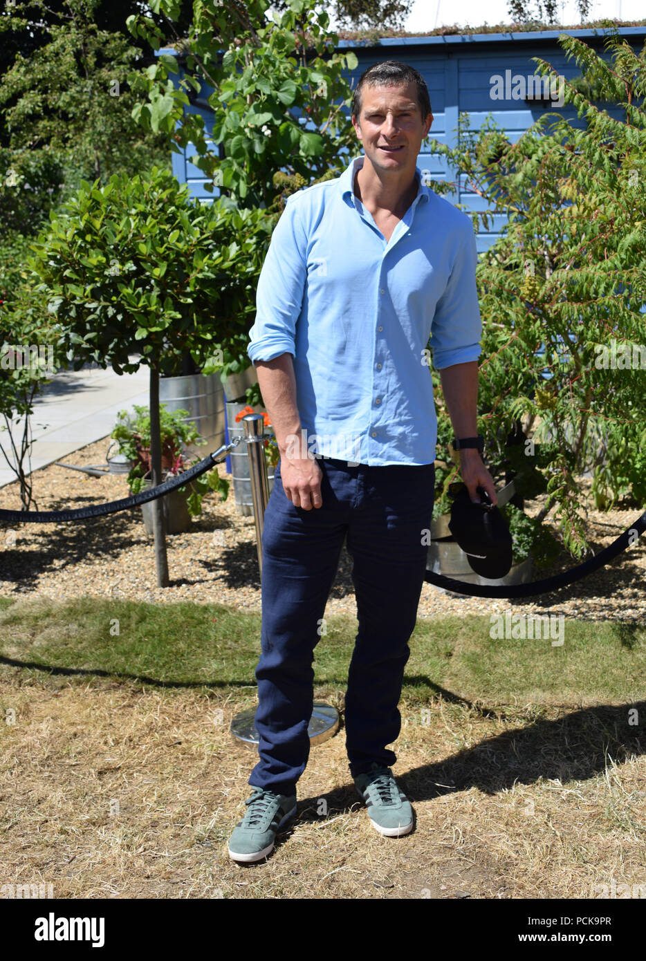 RHS Hampton Court Flower Show 2018 - Day 1 Featuring: Bear Grylls Where ...