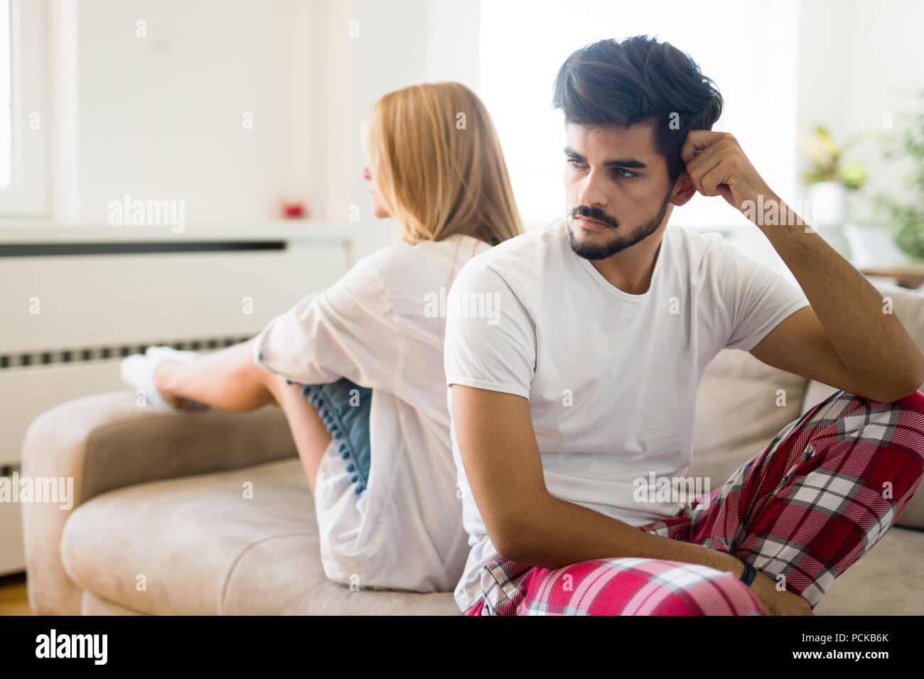 Couple having problems in hi-res stock photography and images - Alamy