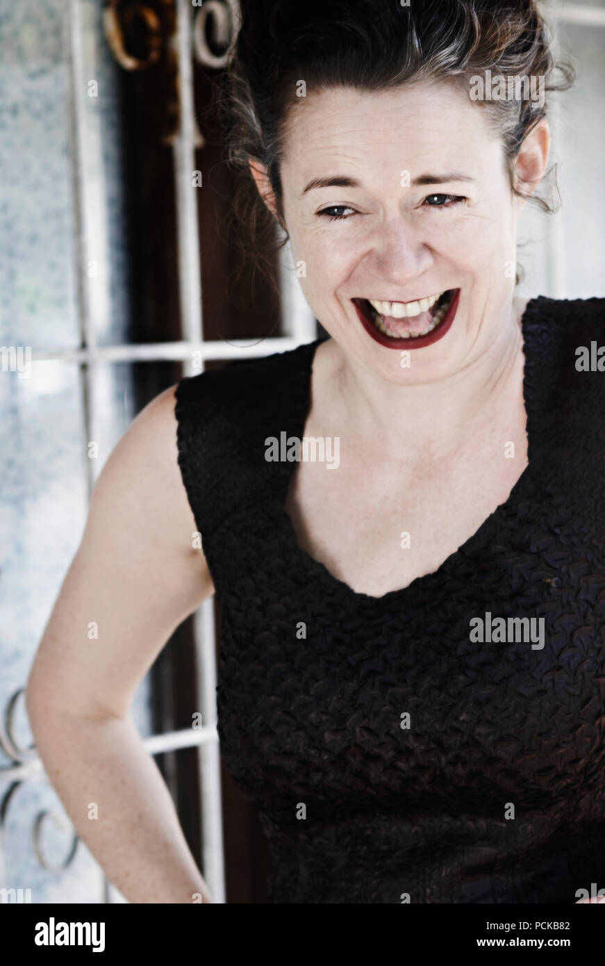 Judith Lucy, Australian comedienne Stock Photo - Alamy