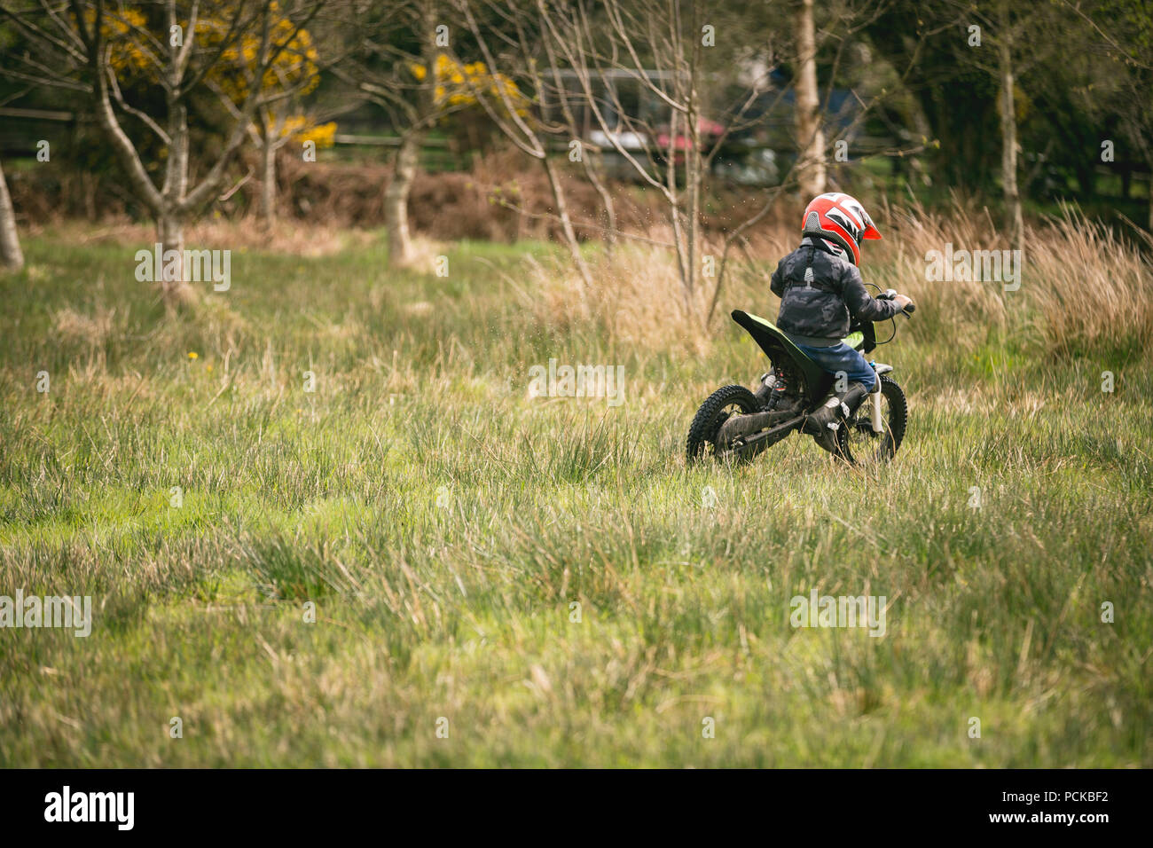 Boy child kid riding hi-res stock photography and images - Alamy