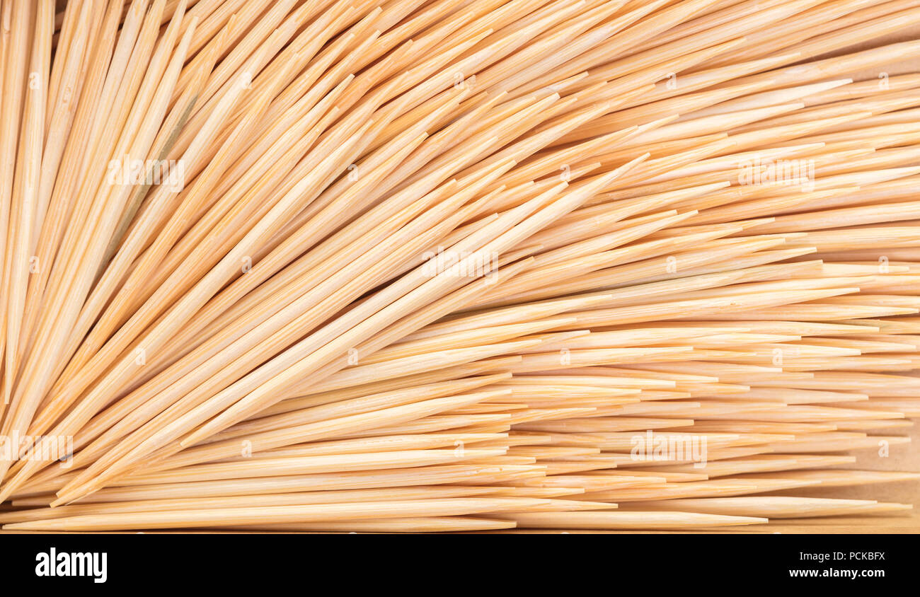 abstract background of wooden toothpicks close-up Stock Photo - Alamy