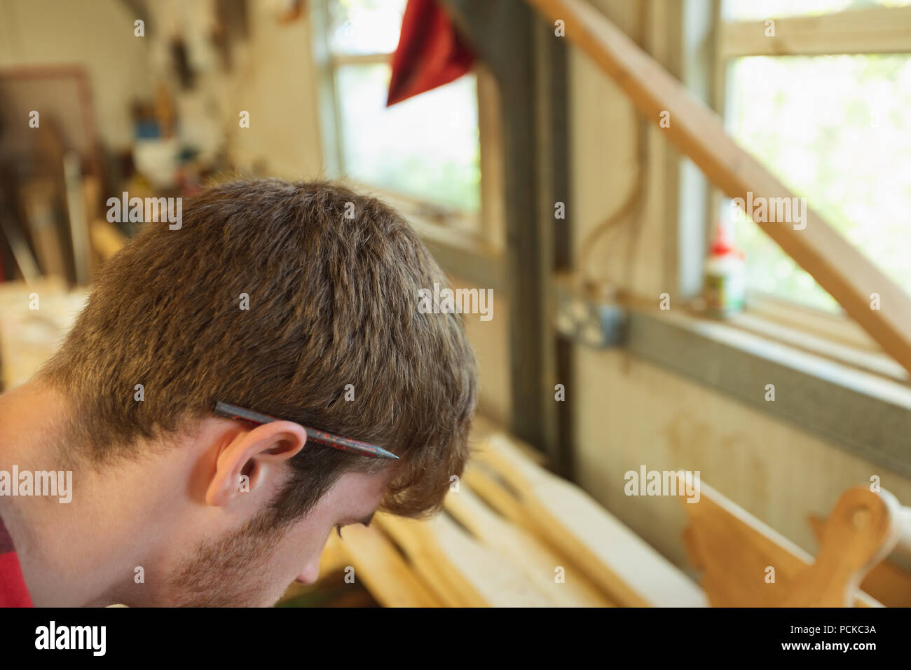 Close up carpenter pencil hi-res stock photography and images - Alamy